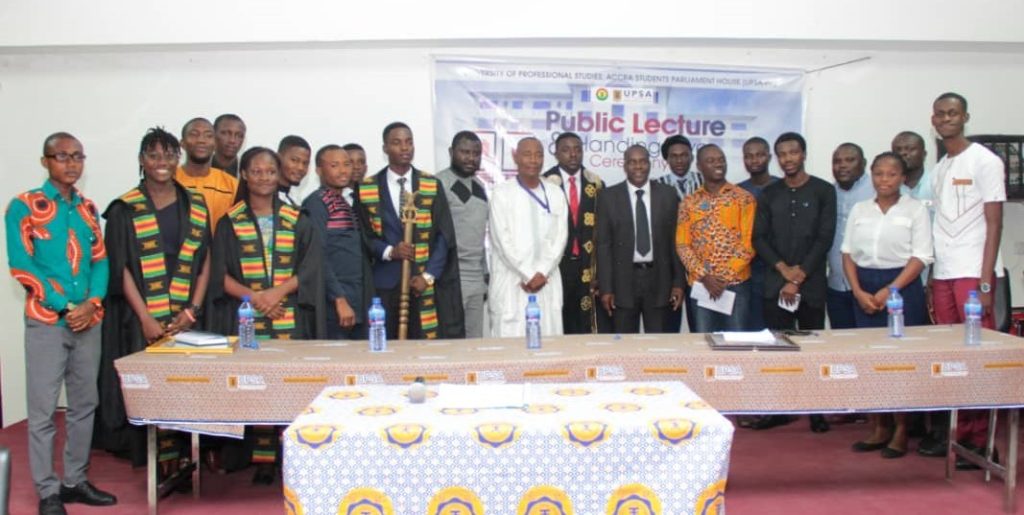 UPSA Students Parliament Induct New Executives