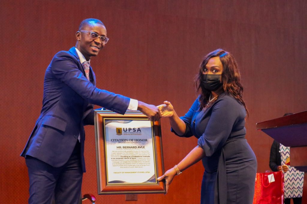 Bernard Avle urges UPSA students to build their character as they ...
