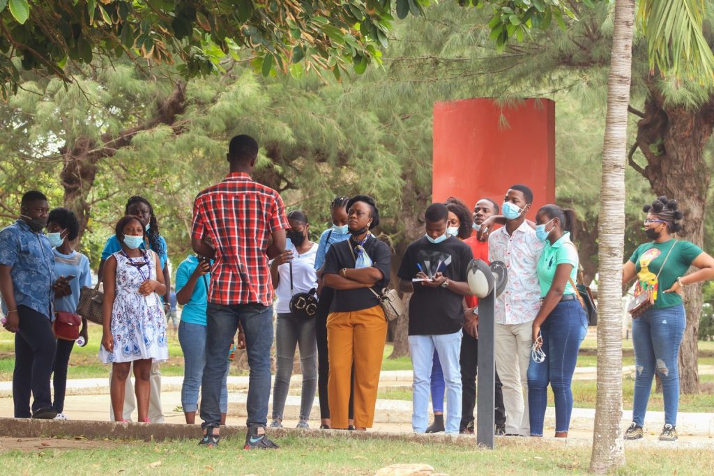 International students at UPSA tour city of Accra