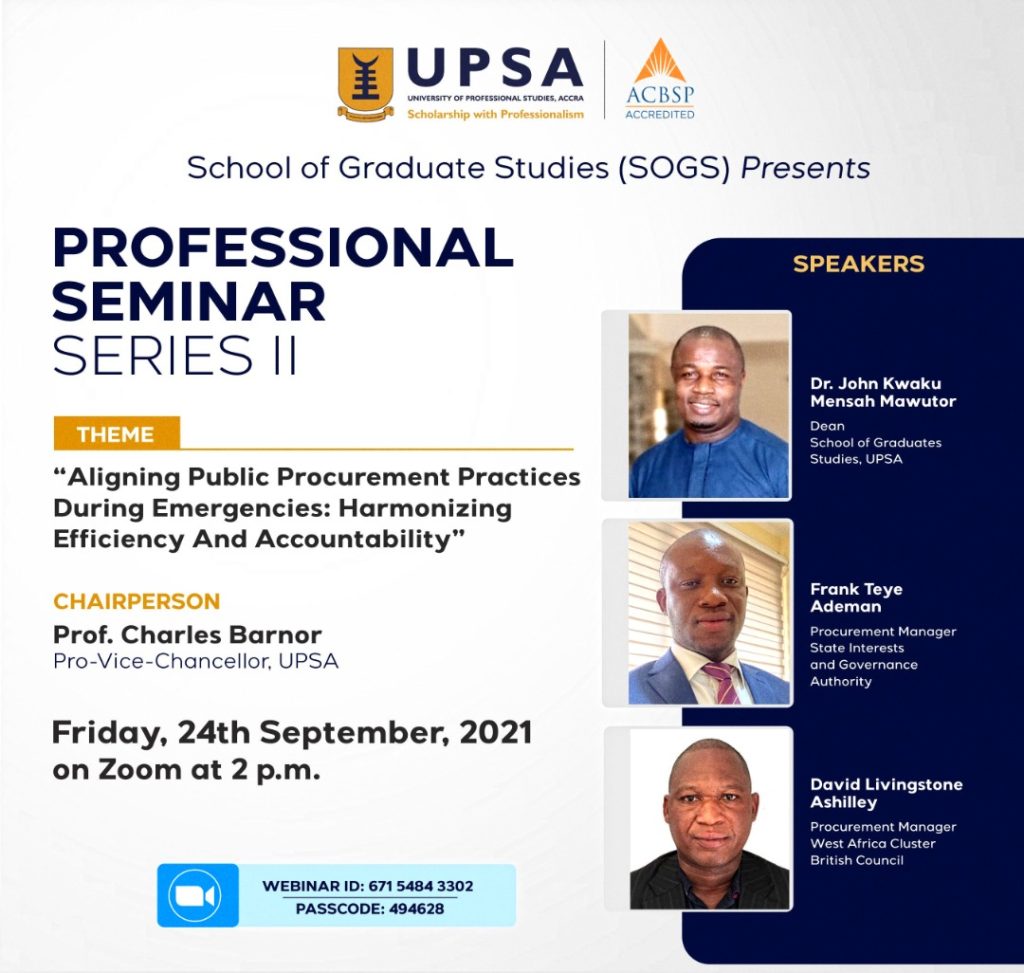 Professional Seminar Series II | School of Graduate Studies