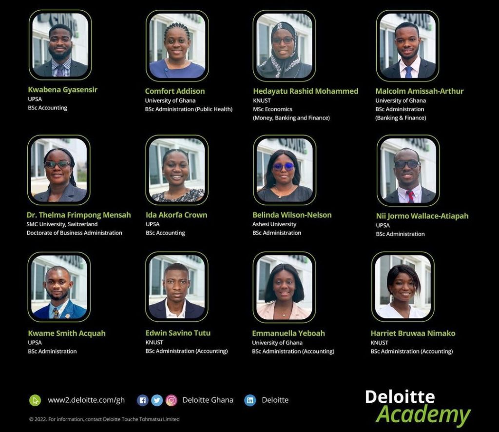 UPSA graduates excel at 2022 Deloitte Graduate Academy training programme