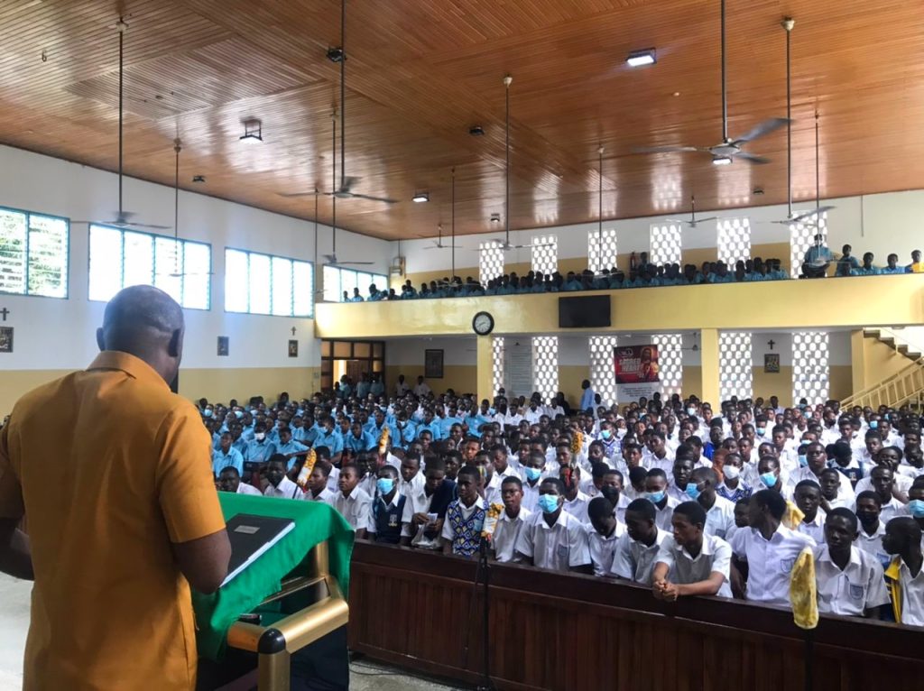 Vice-Chancellor inspires students of St. Thomas Aquinas Senior High School – UPSA