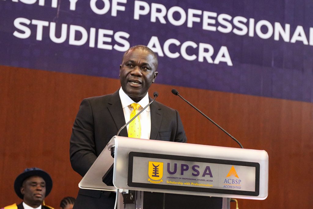 AngloGold Ashanti MD advises UPSA graduates to uphold high standards of ...