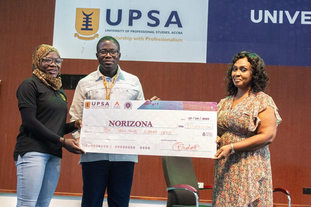 UPSA supports student entrepreneurs with cash