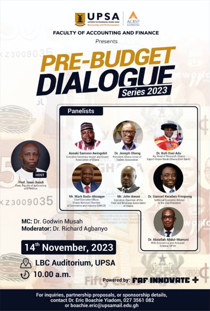 FAF Pre-Budget Dialogue Series 2023