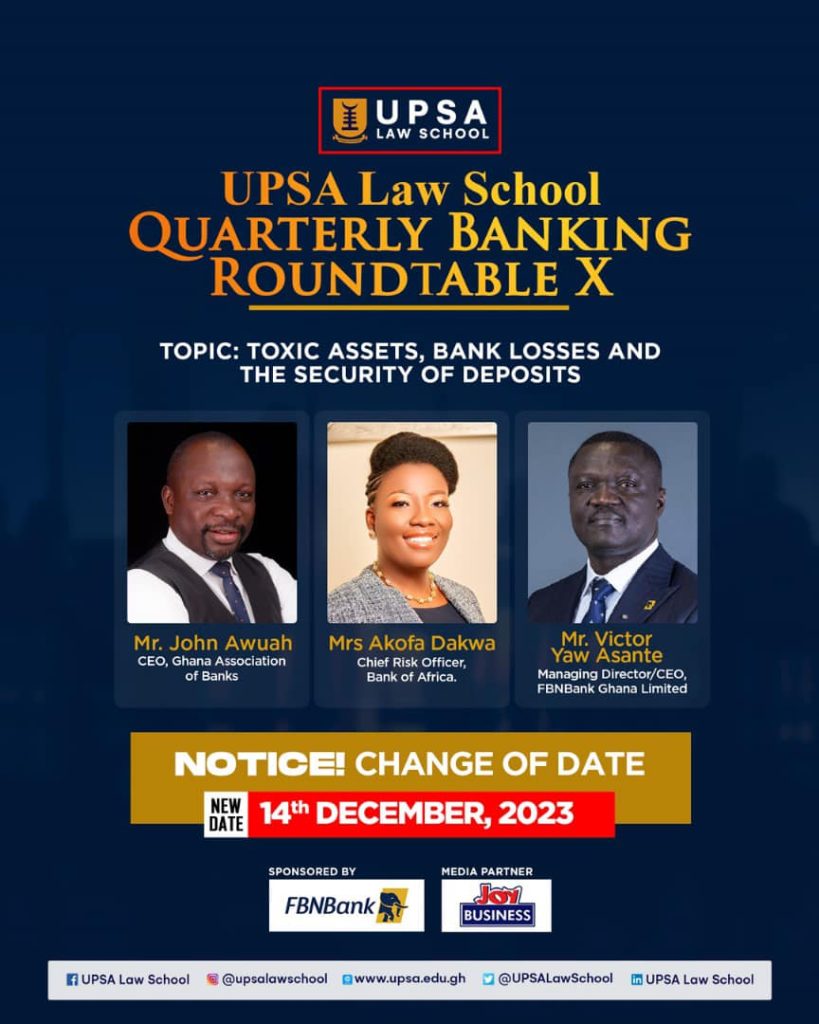 UPSA Law School Quarterly Banking Roundtable X