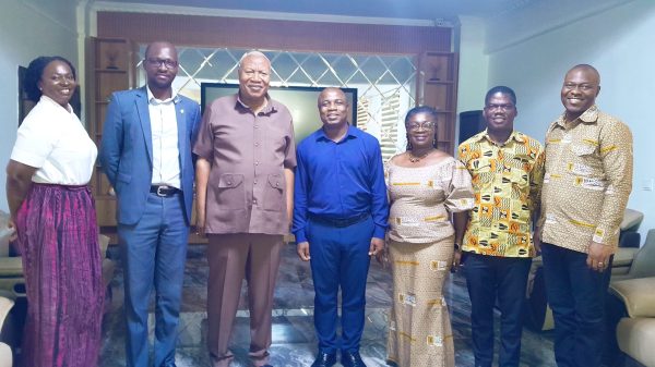 UPSA Vice-Chancellor and Management team pay courtesy visit to Prof ...