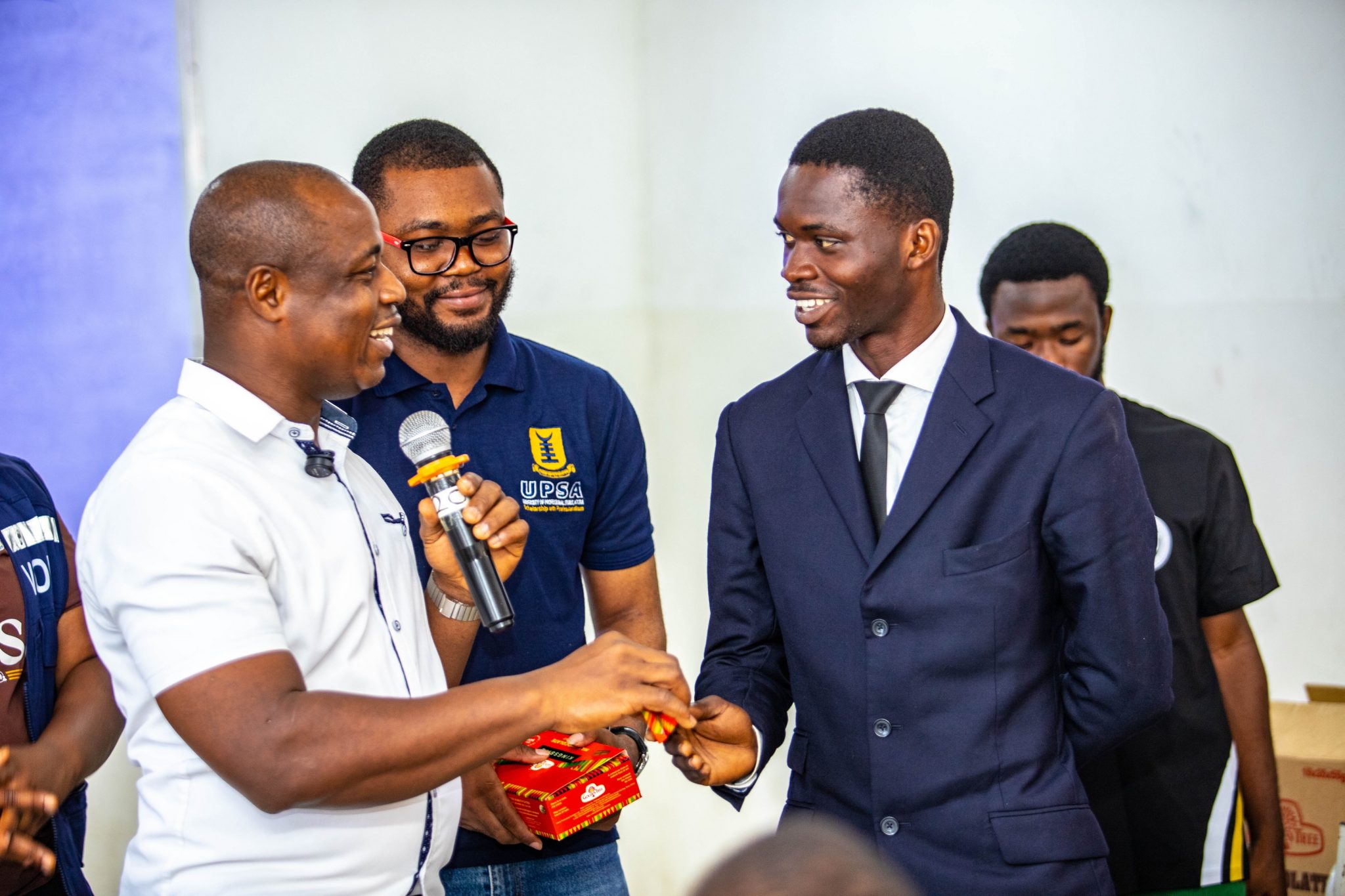 UPSA Vice-Chancellor celebrates Chocolate Day with students; promotes ...