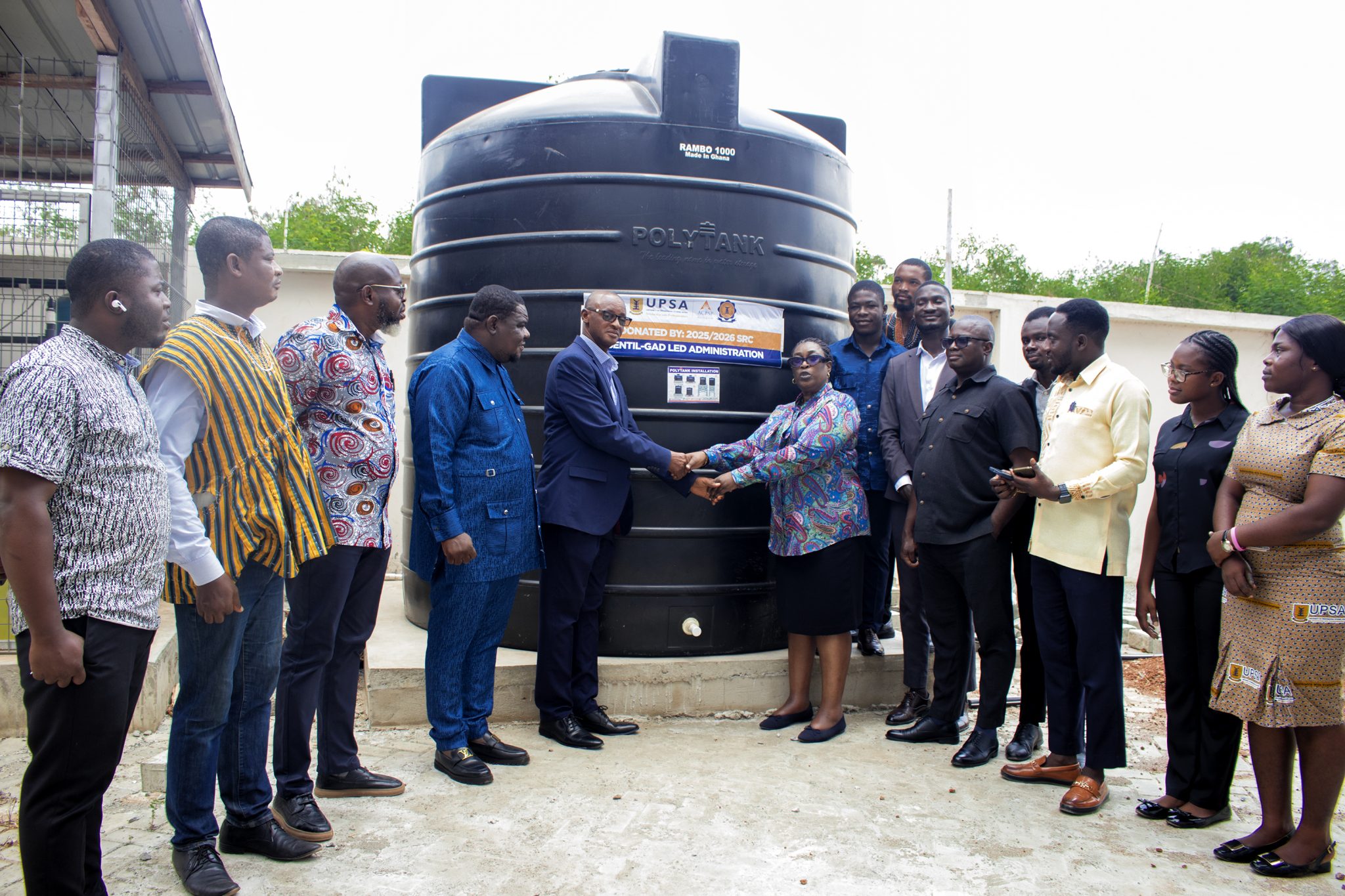 UPSA SRC Commissions Mechanised Borehole to Boost Student Welfare